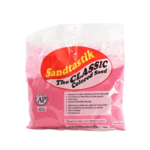 Classic Colored Sand - Pink - 1 lb (454 g) Bag