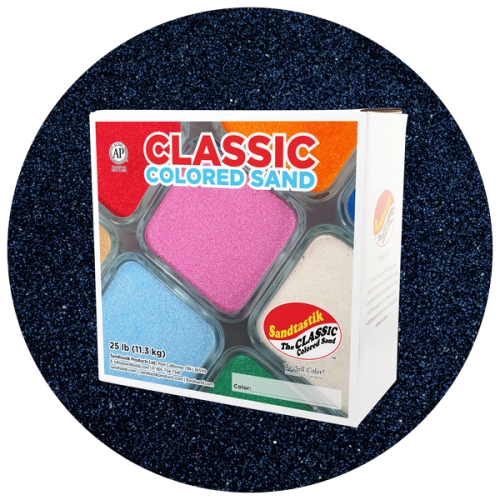 Classic Colored Sand - Navy Blue - 25 lb (11.3 kg) Box